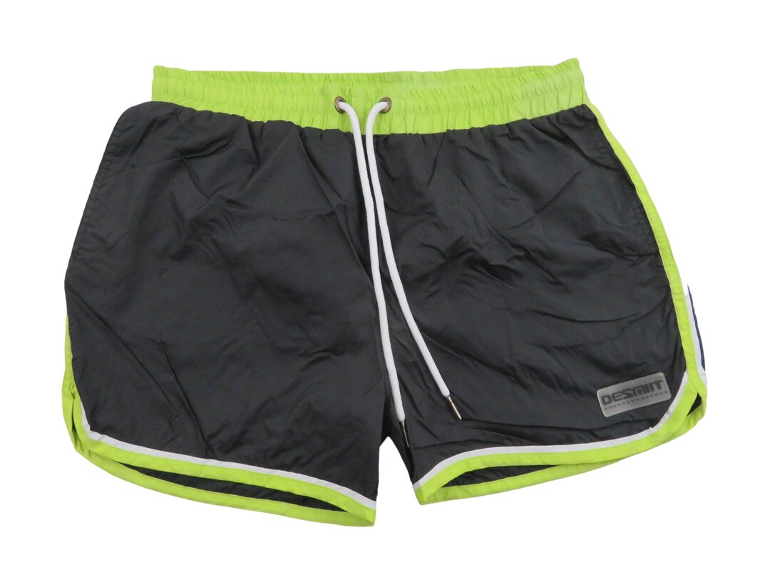 Vintage 90s Y2K Mesh Lined Nylon Baggies Swim Trunks 4 Inseam Short ...