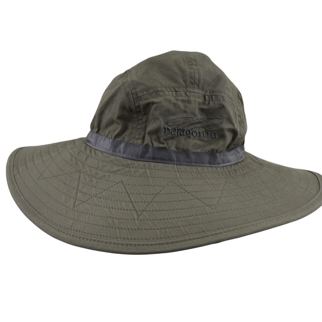 Vintage Patagonia Fly Fishing Bucket Boonie Safari Sun Hat Adult XS ...