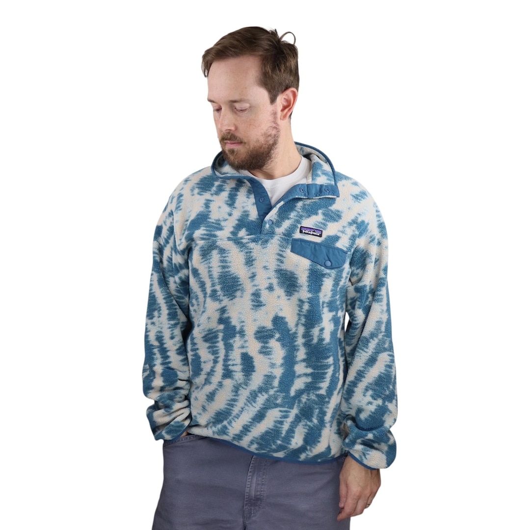 Patagonia Mighty Mycelium Tie Dye Wavy Waves Aztec Tribal All Over ...