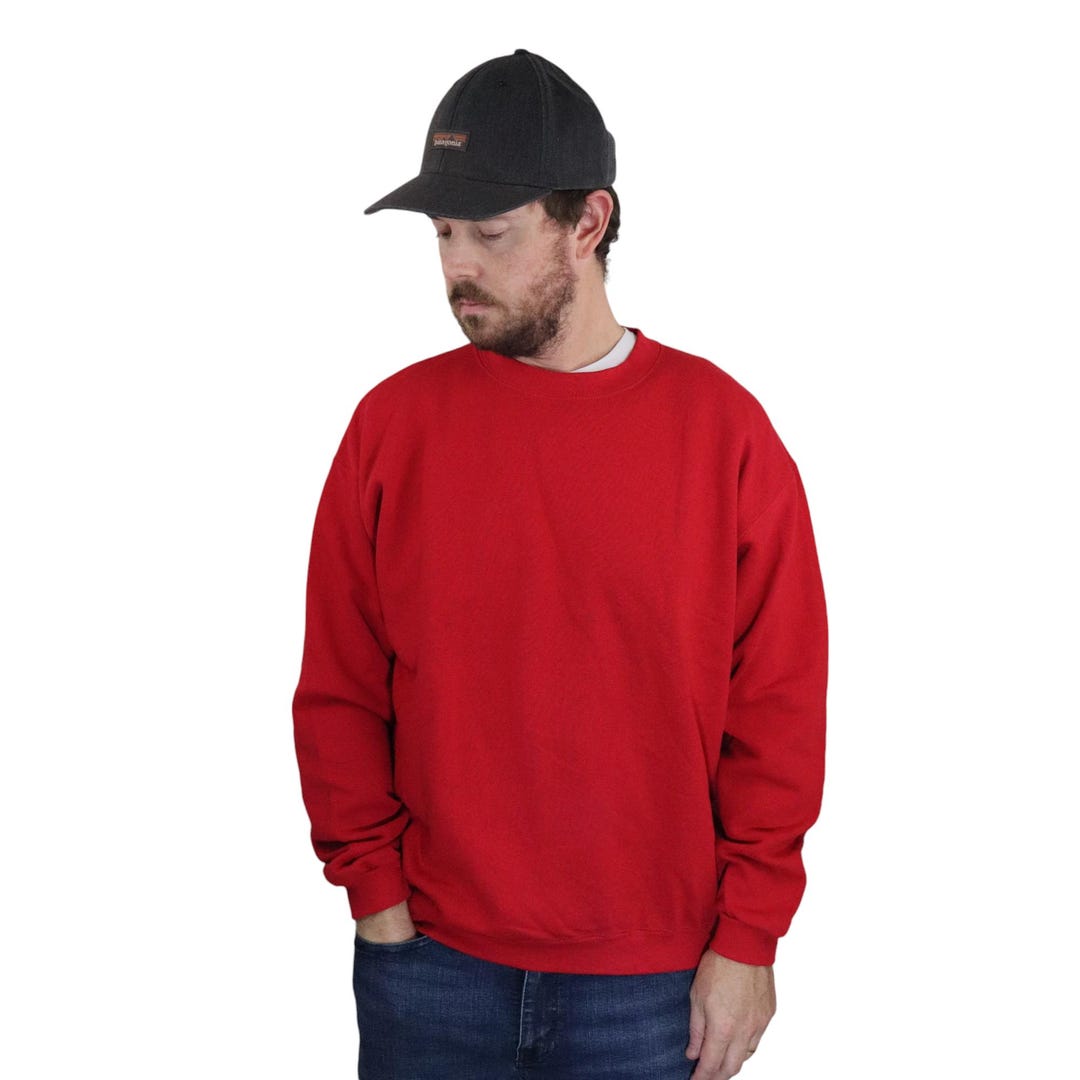 New NOS Vintage 90s Cheetah Mervyns Baggy Boxy Fleece Crewneck ...