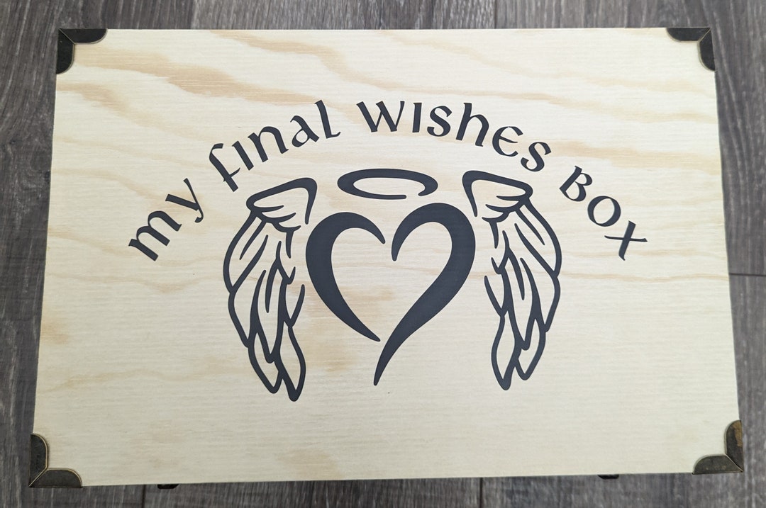 My Final Wishes Box- an Easy-to-complete Guide to Everything Your Loved ...