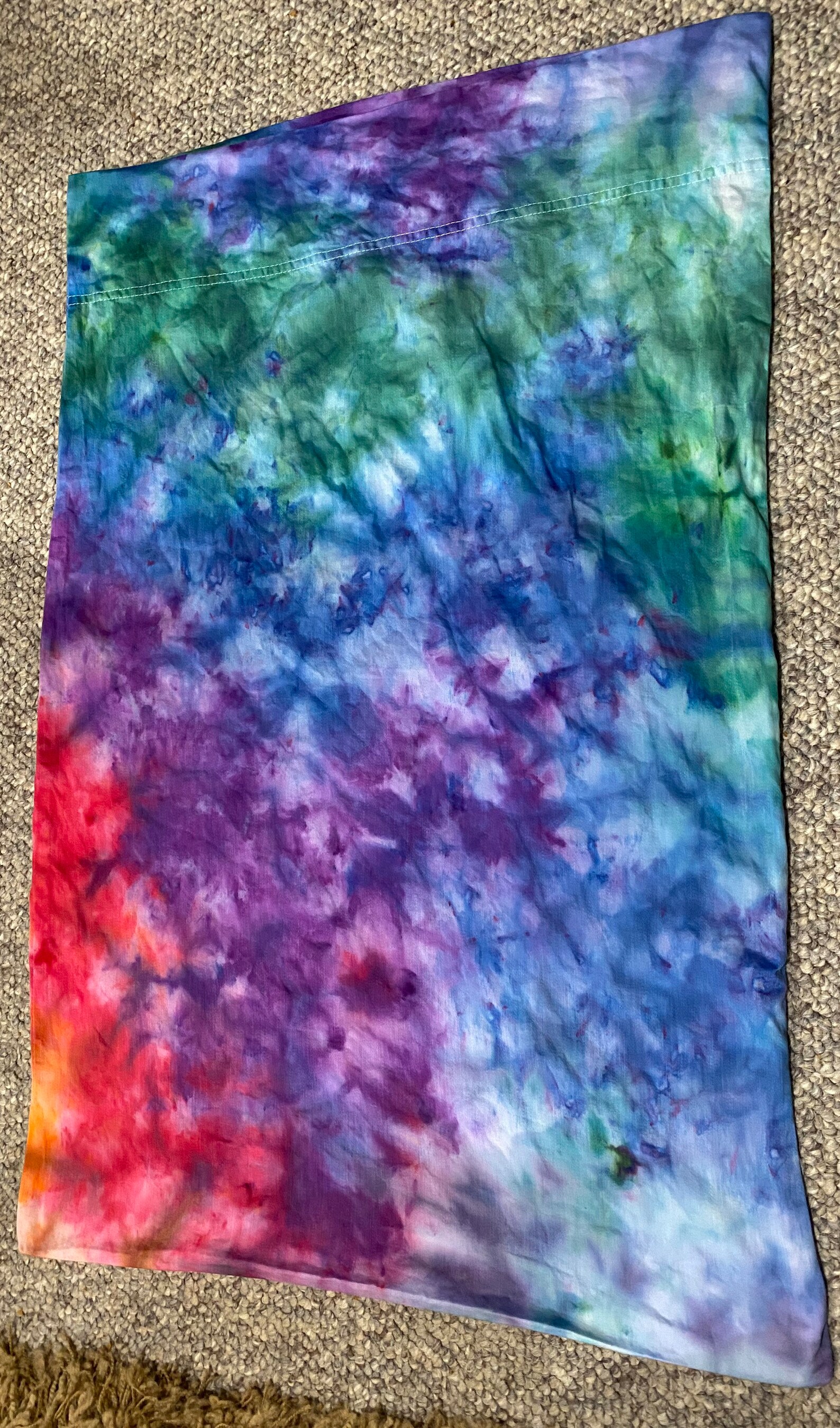 Colorful Rainbow Tie Dye Sheets Set Twin Full Queen King - Etsy