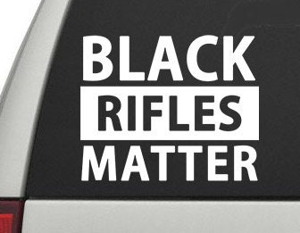 Black Rifles Matter Logo Die-cut Sticker - Etsy