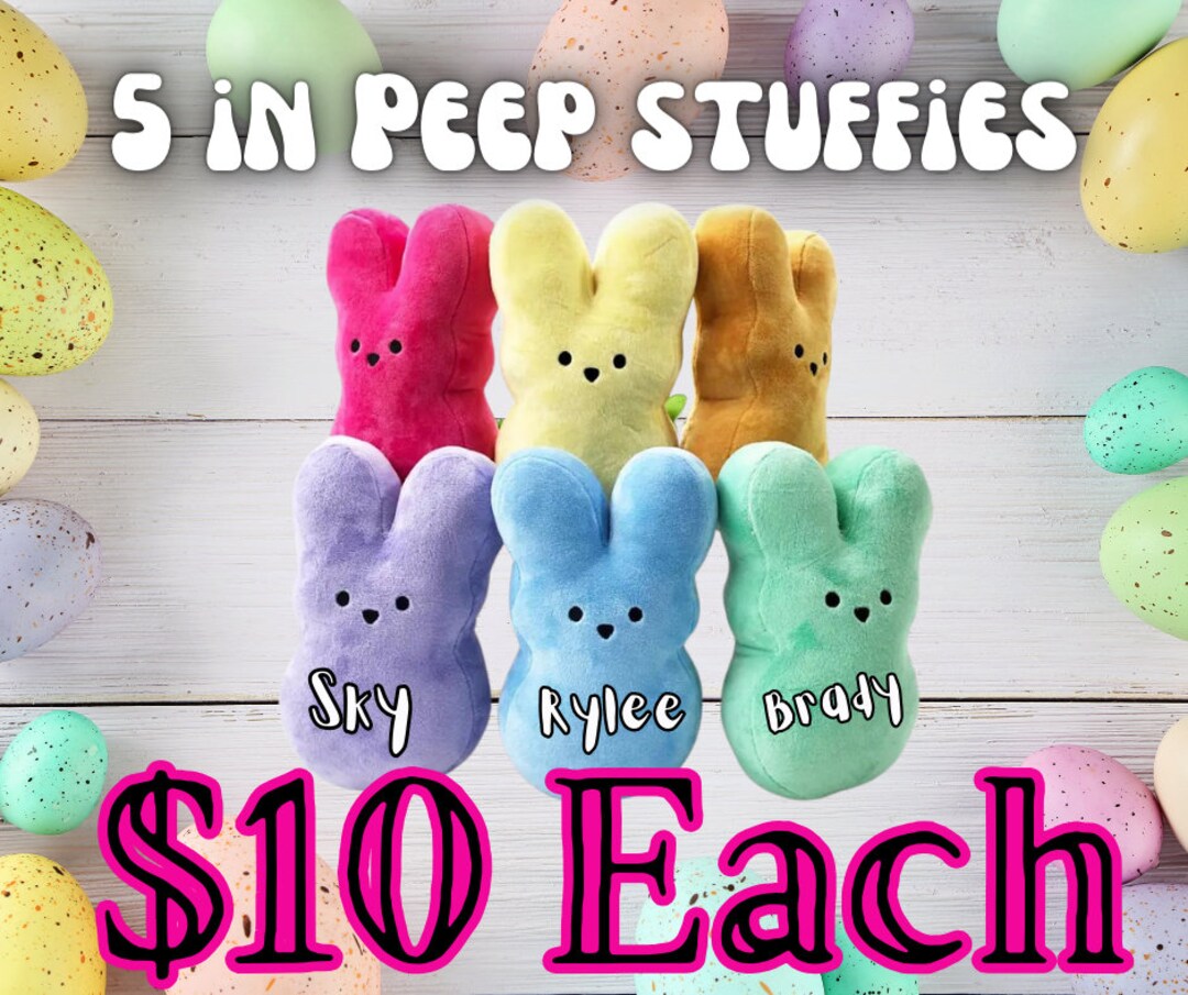 5 Inch Custom Peep Plush - Etsy