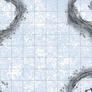 Snow Battle Map 4K, Dnd Battle Map, D&D, Battlemap, Dungeons and ...
