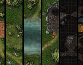 Castle Battle Map, Dnd Battle Map, D&D, Battlemap, Dungeons and Dragons ...