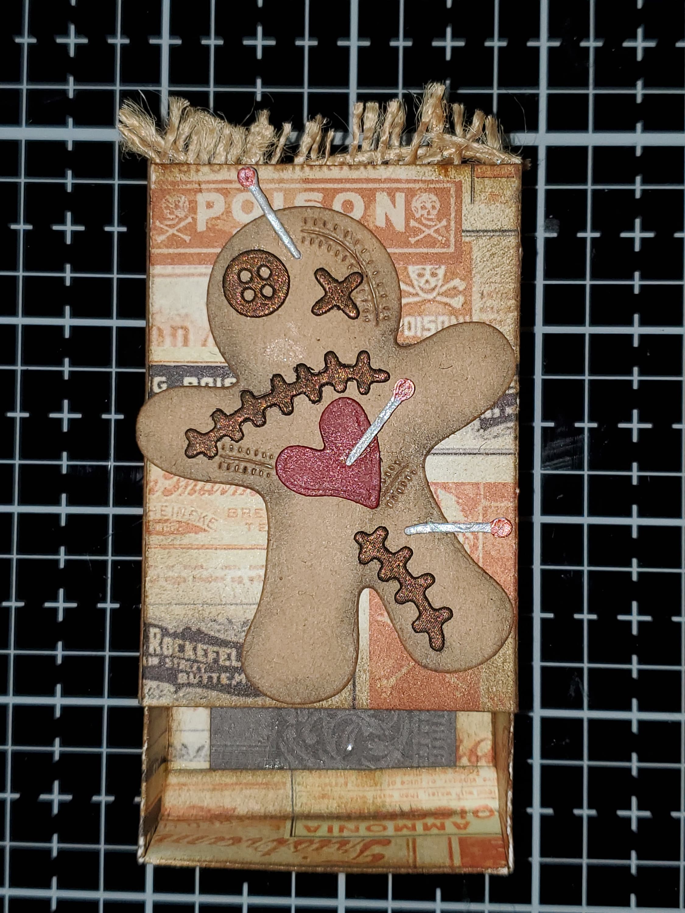 10 Halloween Handmade Unique Embellished Mini Paper Matchboxes - Etsy