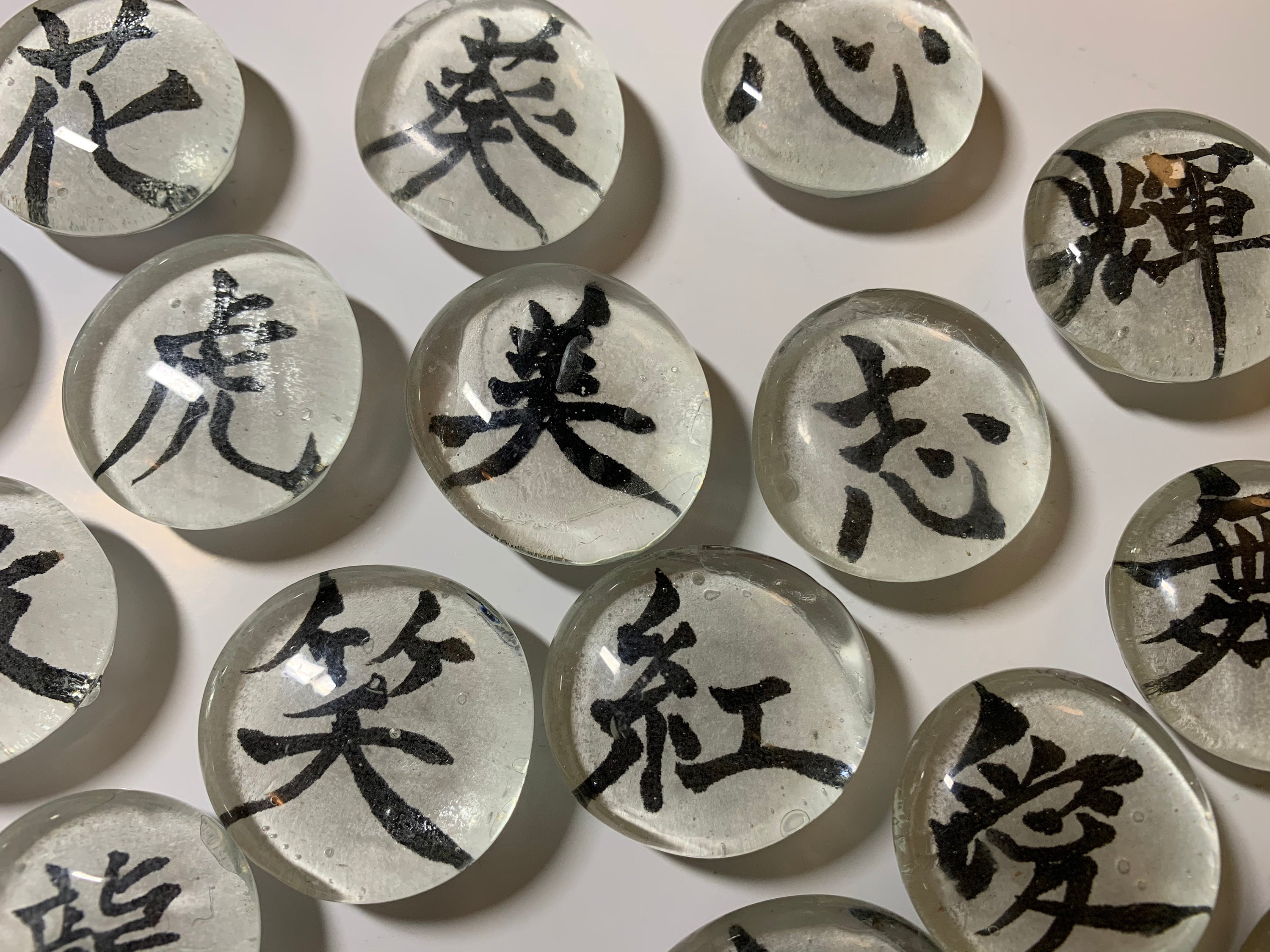 Japanese Kanji characters Magnet sets of Three - Etsy