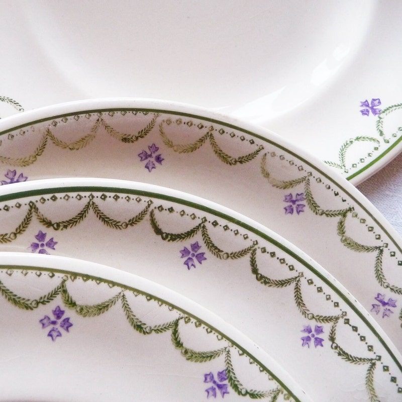Antique Dinner Plate - Etsy
