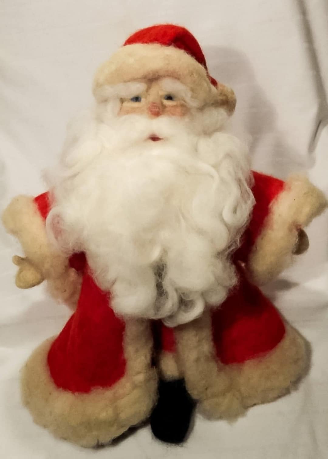 Needle Felted Santa Claus/needle Felted Christmas Decor,felt Santa ...
