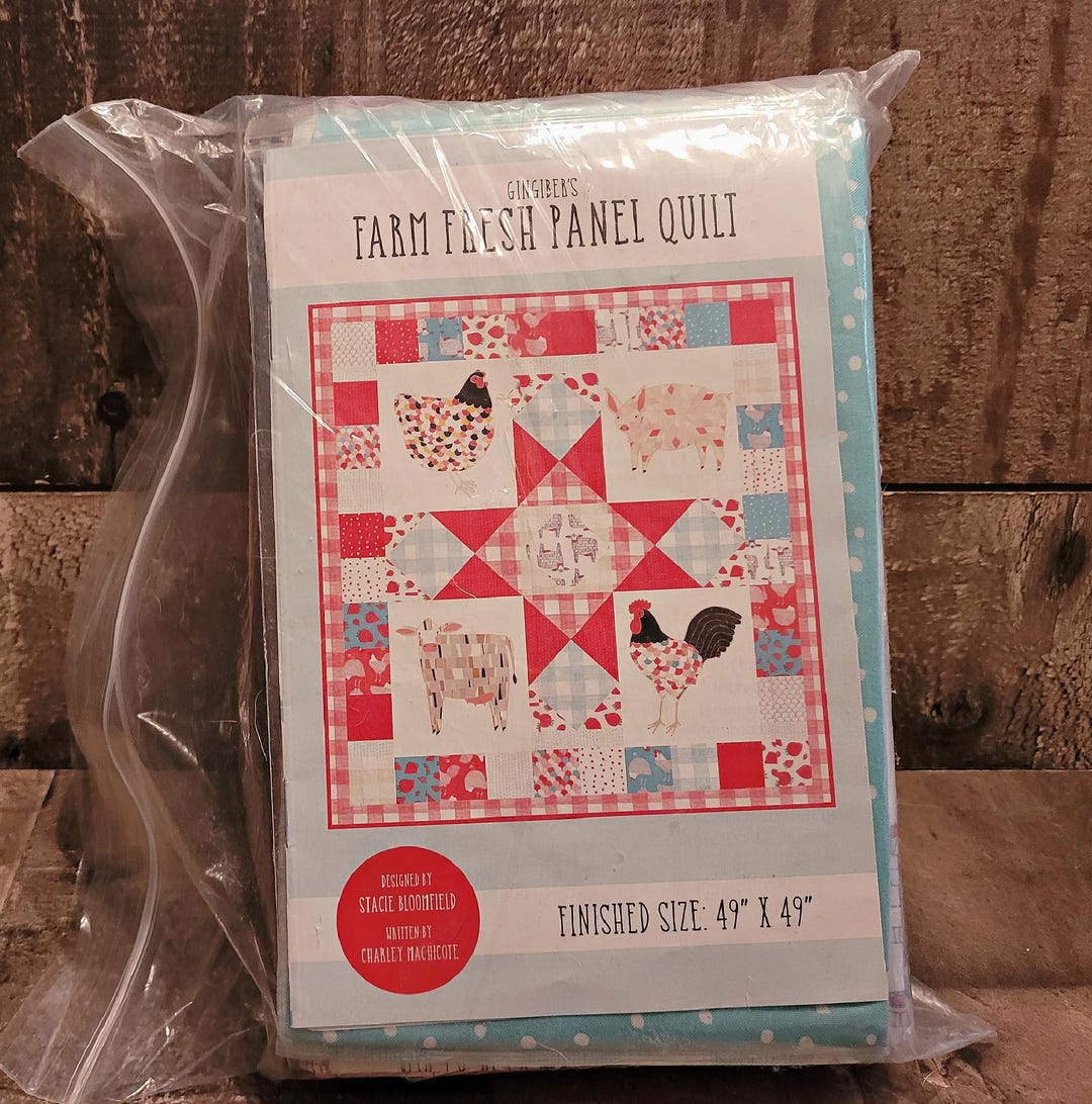 Farm Fresh Panel Quilt Kit - Includes Fabric for Quilt Top & Pattern - Etsy