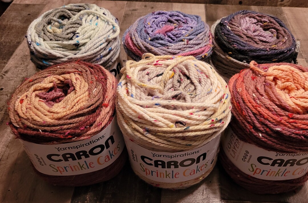 Caron Sprinkle Cakes 6 Different Colors Sold Separately - Etsy