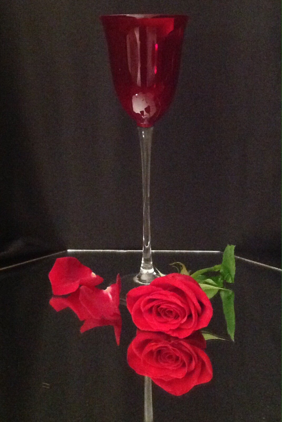 Vase Gorgeous Ruby Red/Wine Goblet Vase/Perfect Gift/ Lovely | Etsy