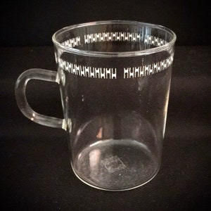 Mid Century Coffee Cups/ Jena Glas/set of 6 Amazing Coffee Cups/light ...