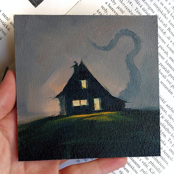 Halloween Paintings Original - Etsy