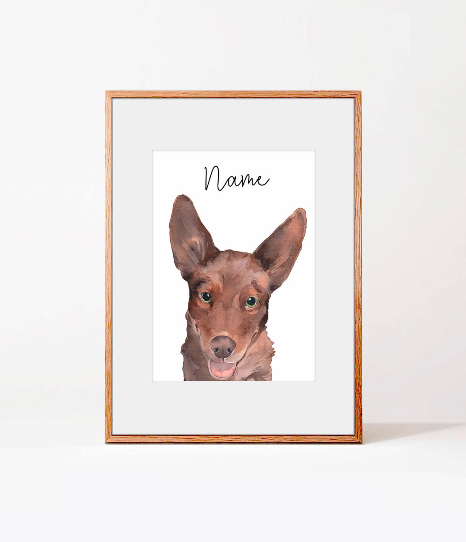 Watercolor Pet Painting Custom Pet Drawing Dog | Etsy