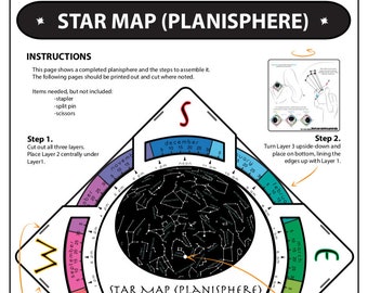 Printable Planisphere - Etsy