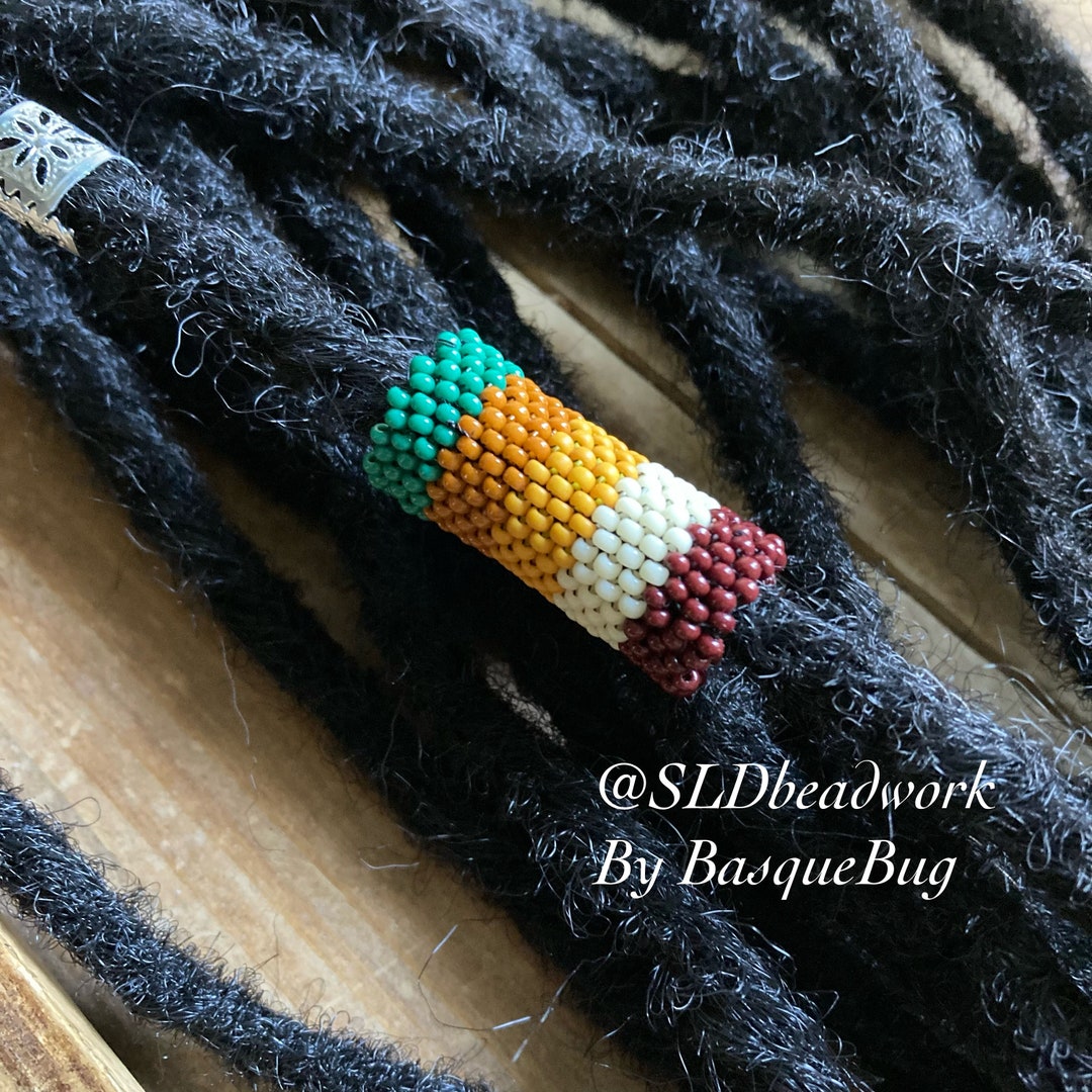 Dreadlocks Jewelry Braids Jewelry Seed Beads Peyote Beaded Hair ...