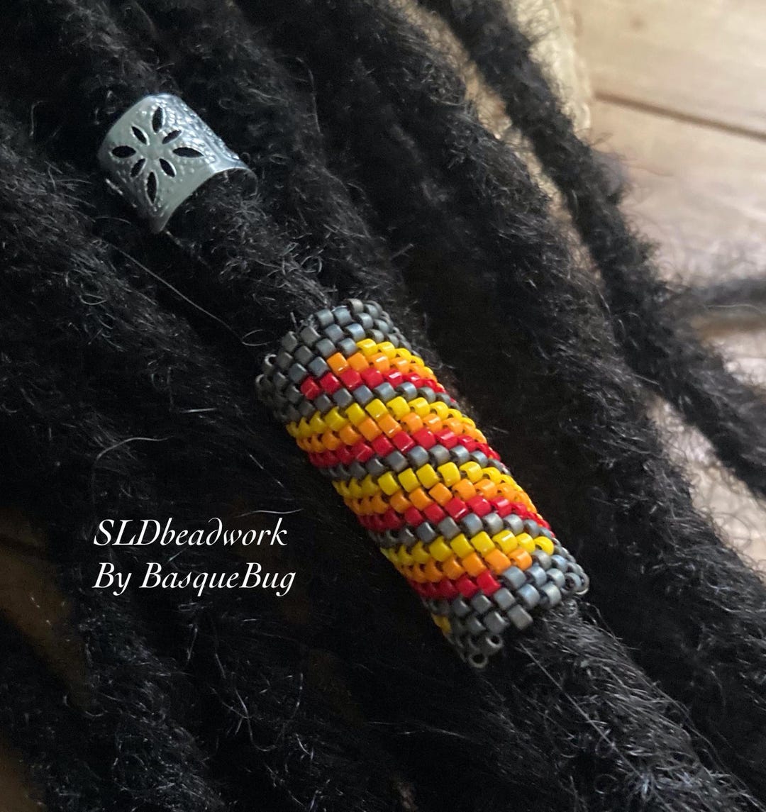 Dreadlocks Jewelry Braids Jewelry Seed Beads Peyote Beaded Hair ...