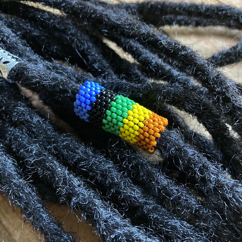 Dreadlocks Jewelry Braids Jewelry Seed Beads Peyote Beaded Hair ...