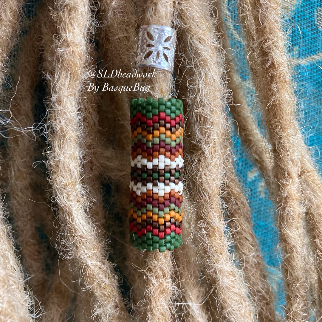 Dreadlocks Jewelry Braids Jewelry Seed Beads Peyote Beaded Hair ...