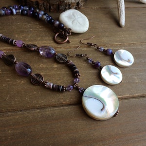 Shell Necklace Nautilus Set Pendant Necklace Set Beach Rainbow Necklace ...