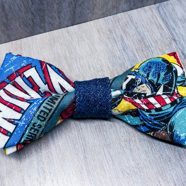 Superhero Bow Tie - Etsy