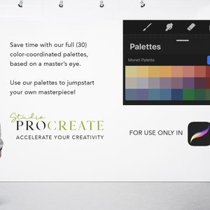 Procreate: Color Palette - Monet - Haystacks - Etsy