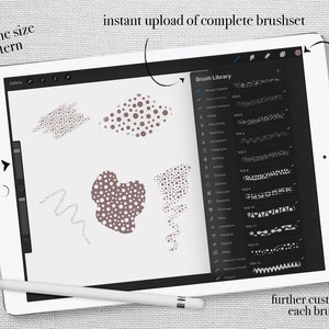 Procreate: Organics 1 Seamless Pattern Brushes - Etsy