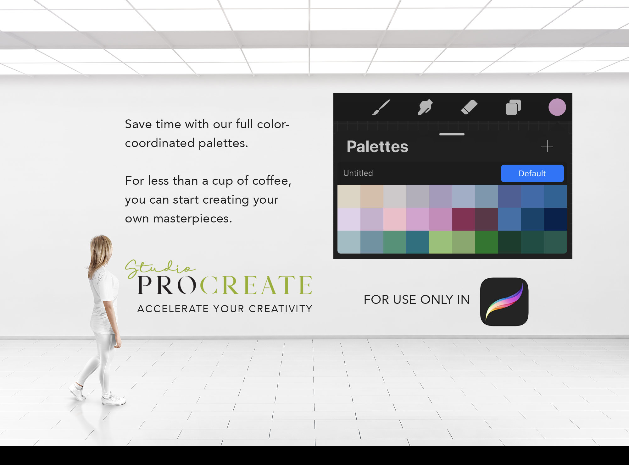 Procreate: Color Palette Monet Water Lilies - Etsy