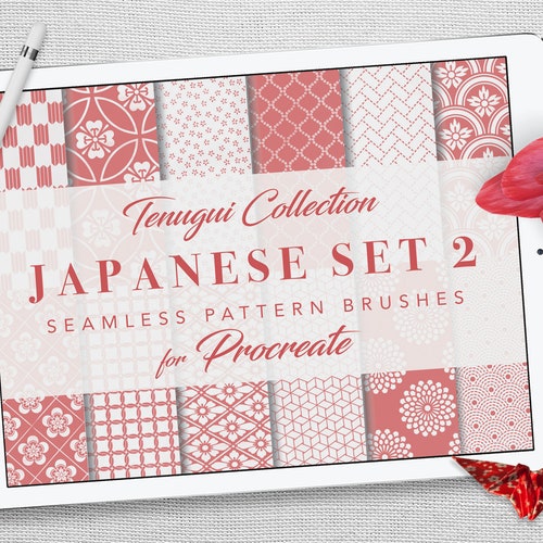 Procreate: Seamless Pattern Brushes Chinese Motifs Set Two - Etsy