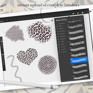Procreate: Seamless Animal Print Pattern Brushset One - Etsy