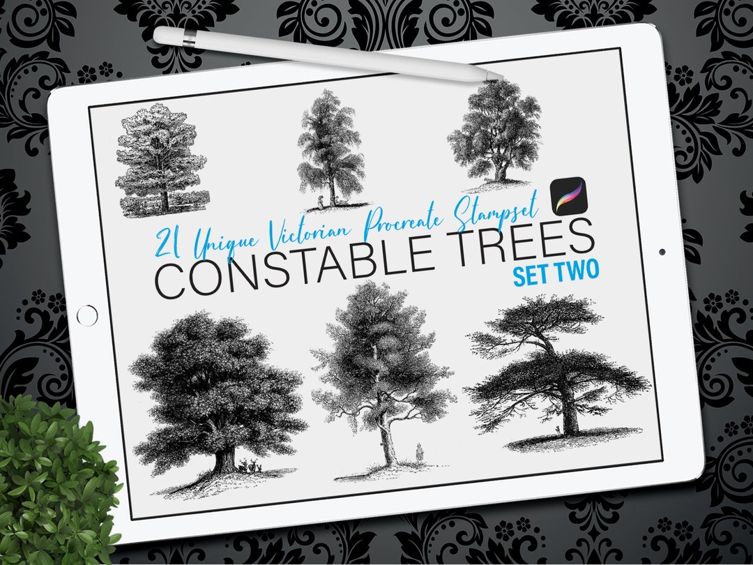 Constable Trees Stampset Two - Etsy