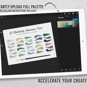 Procreate: Color Palette - Monet - Japanese Bridge - Etsy