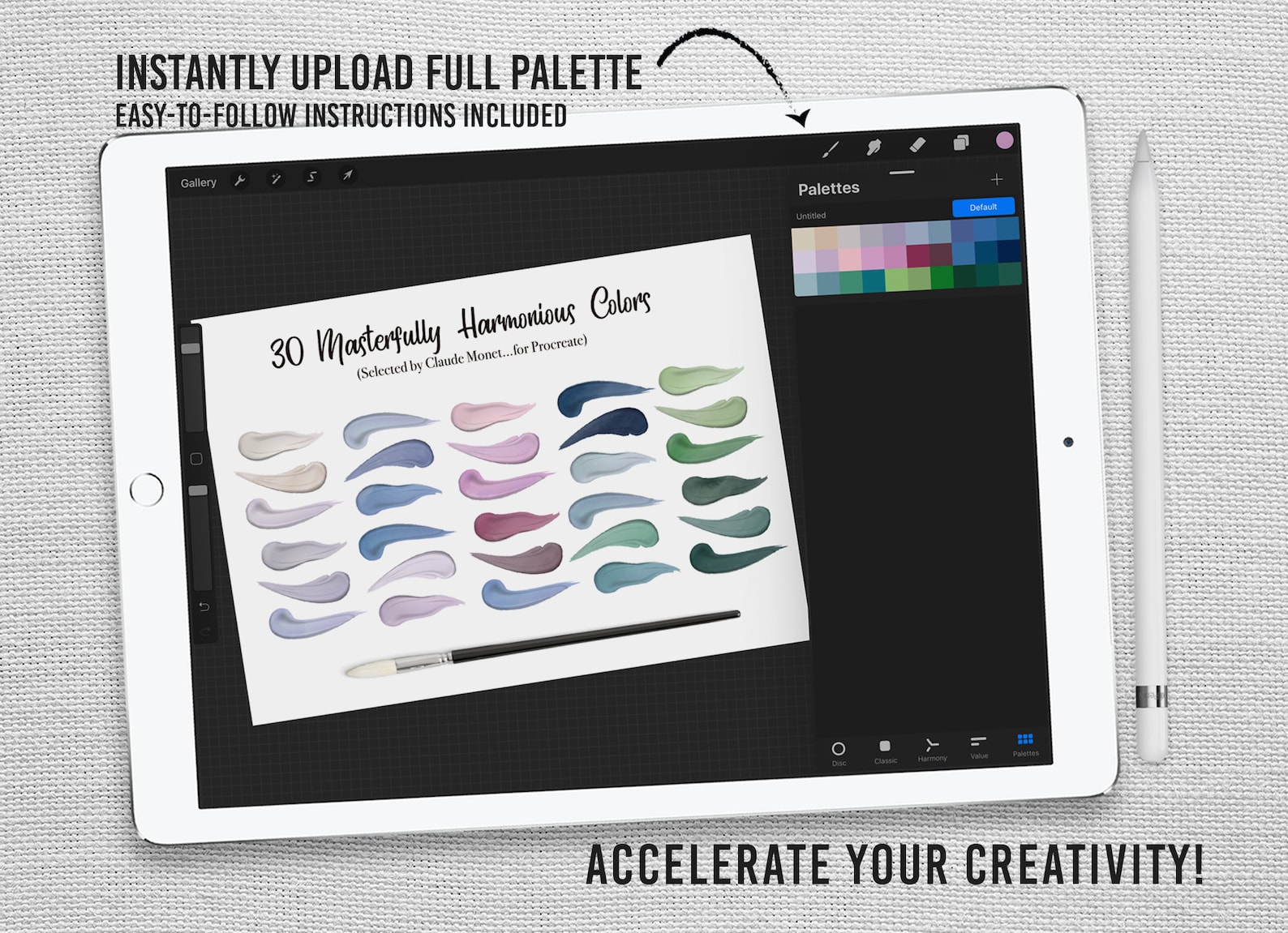 Procreate: Color Palette Monet Water Lilies - Etsy