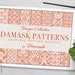 Procreate: Damask Seamless Pattern Brushes - Etsy
