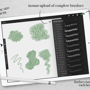 Procreate: Flowers & Fans Seamless Pattern Brushes - Etsy