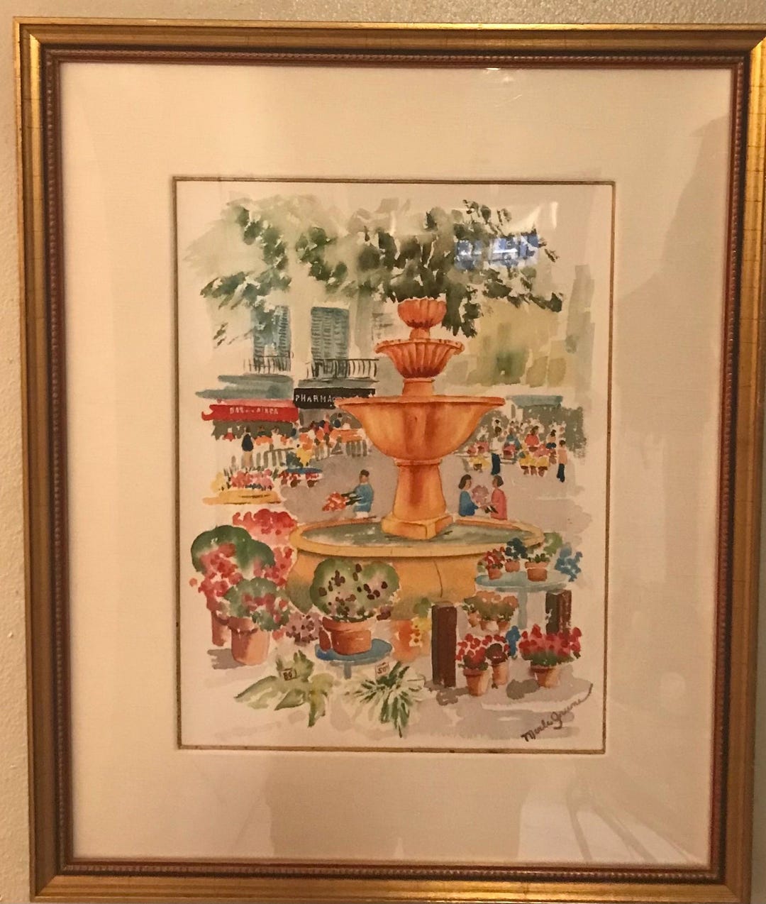 Rare Original Vintage Merle Greene Robertson Signed Water Color ...