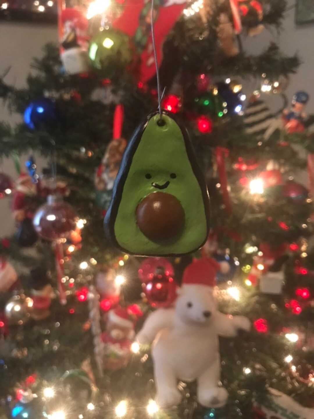 Avocado Ornament/magnet - Etsy
