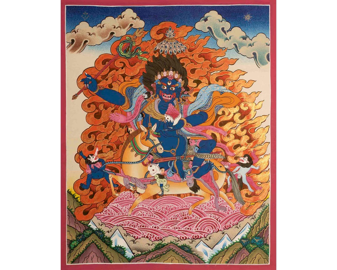 Palden Lhamo Warrior Goddess and Defender of the Dharma Fierce ...