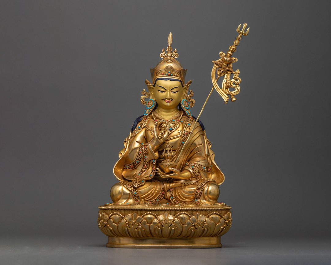 Majestic Lotus-born Rinpoche Statue Padmasambhava the Guru Rinpoche ...