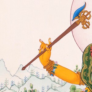 Parnashavari Thangka Healing Goddess of Vajrayana Panna Sawari Dakini ...