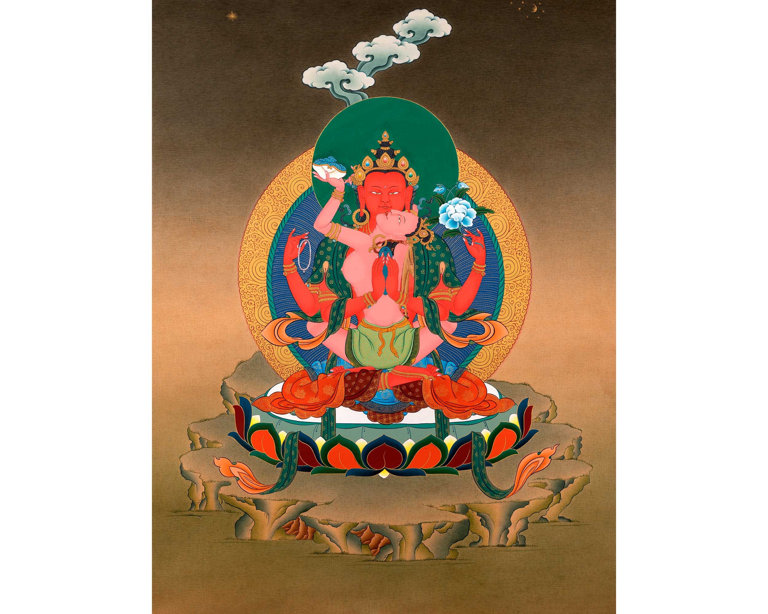 Avalokiteshvara With Consort