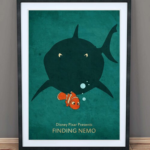 Disney Pixar Movie Poster Finding Nemo - Etsy