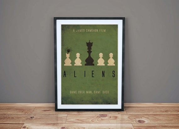 Aliens Minimalist Poster