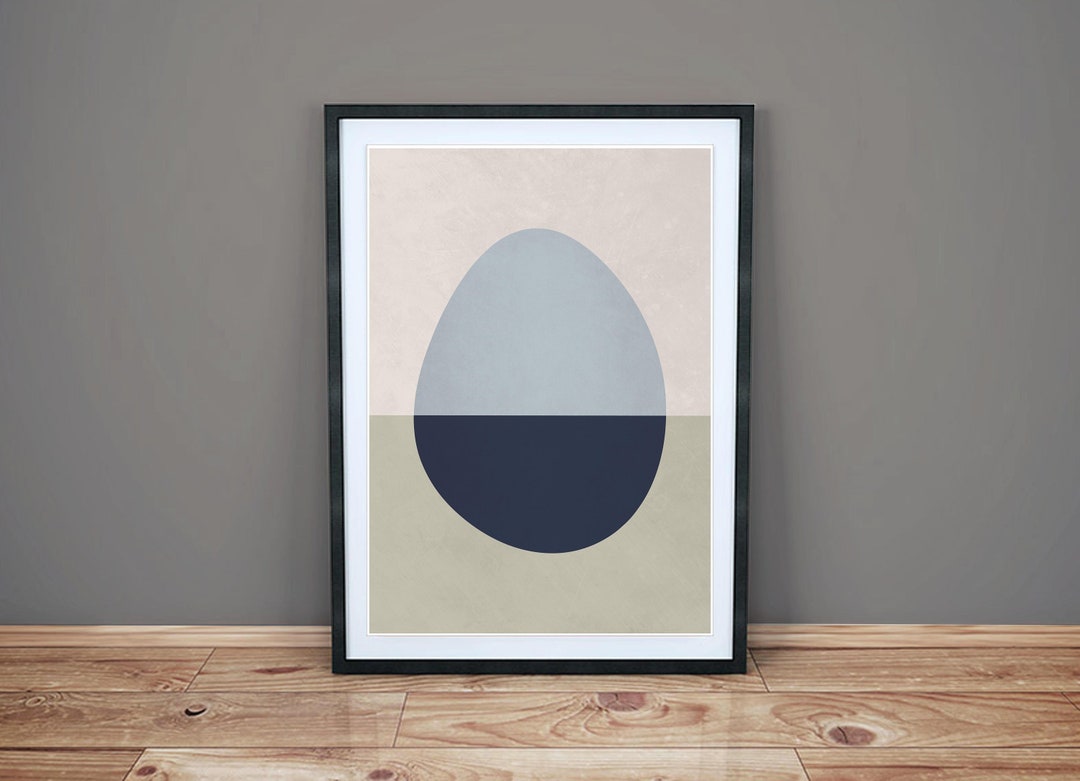 Egg - Geometric Abstract Art Print - Etsy