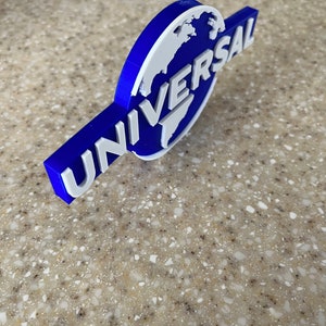 Universal Studio Style Logo Sign (3D Printed, Stocking Stuffer) - Etsy