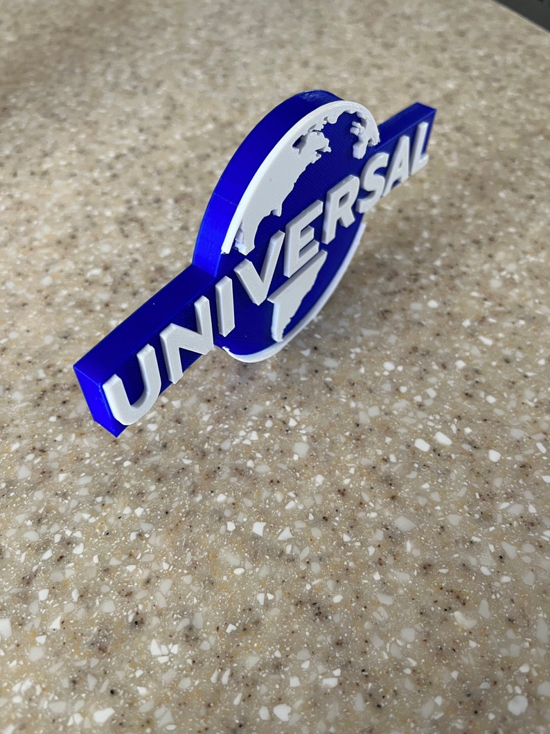 Universal Studio Style Logo Sign (3D Printed, Stocking Stuffer) - Etsy