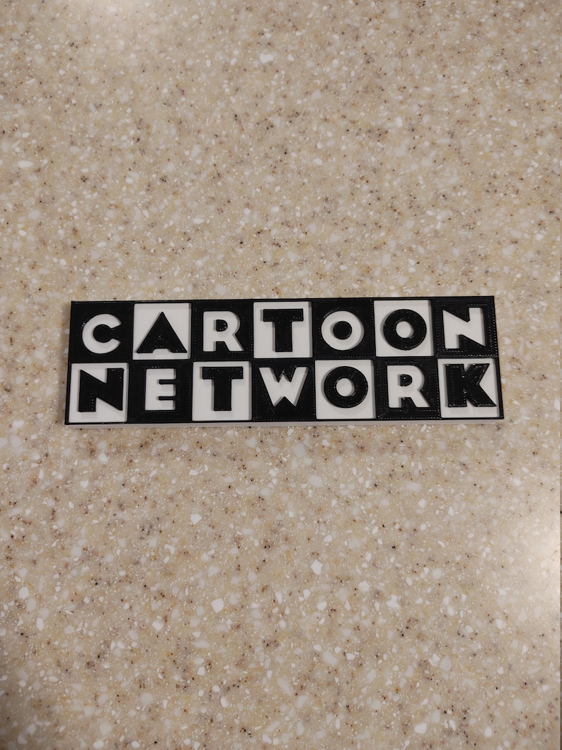 Cartoon Network Style Logo Sign 6.75in game Room Theater - Etsy