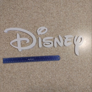 BIG 17in Disney Style Logo Wall Sign (3d Printed, Wall Decor, Wall Art ...